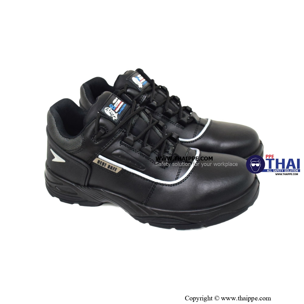 APOLO BLACK-HEAT TECH [SBP EH HRO, S3] รองเท้านิรภัยหุ้มส้น สีดำ พื้น ...