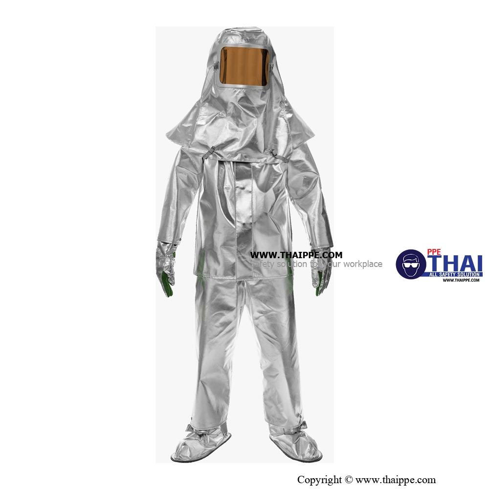 300 #LAKELAND ชุด Aluminize ครบ SET Size : L | THAIPPE All Safety Solution