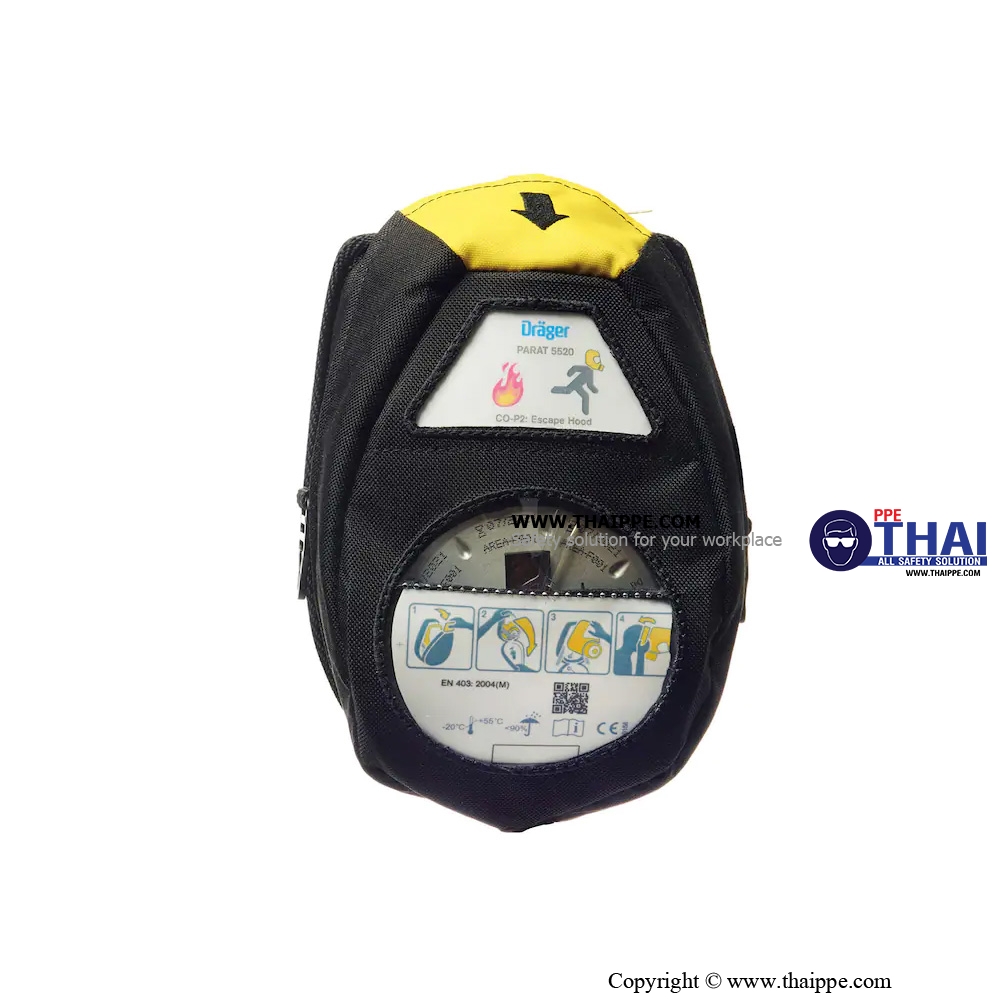 PARAT 5500 Fire escape hood สำหรับงานผจญเพลิง Draeger | THAIPPE All ...