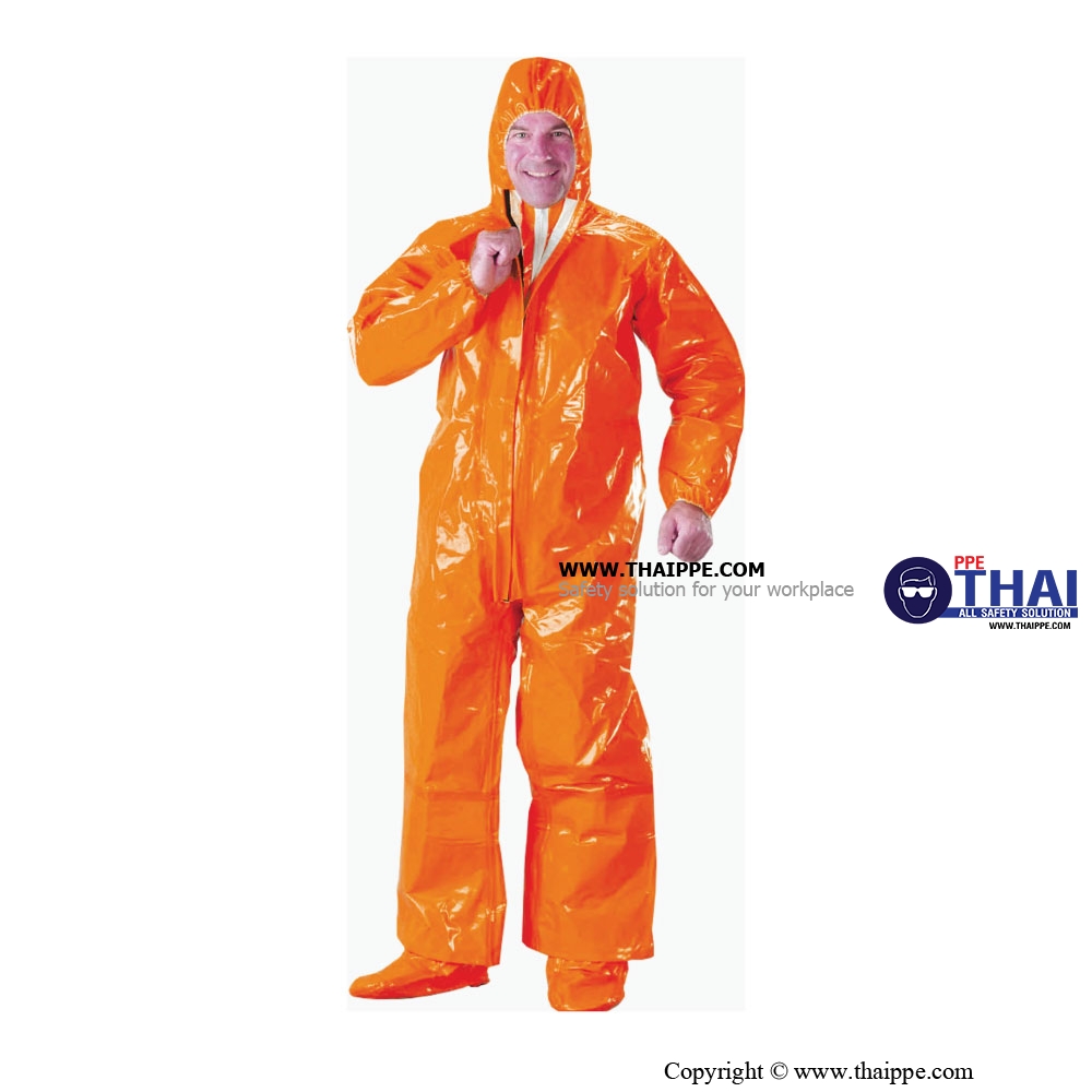 ICP165O#LAKELAND Interceptor Plus , Coveralls#Orange [สวมใส่สะพายด้าน ...
