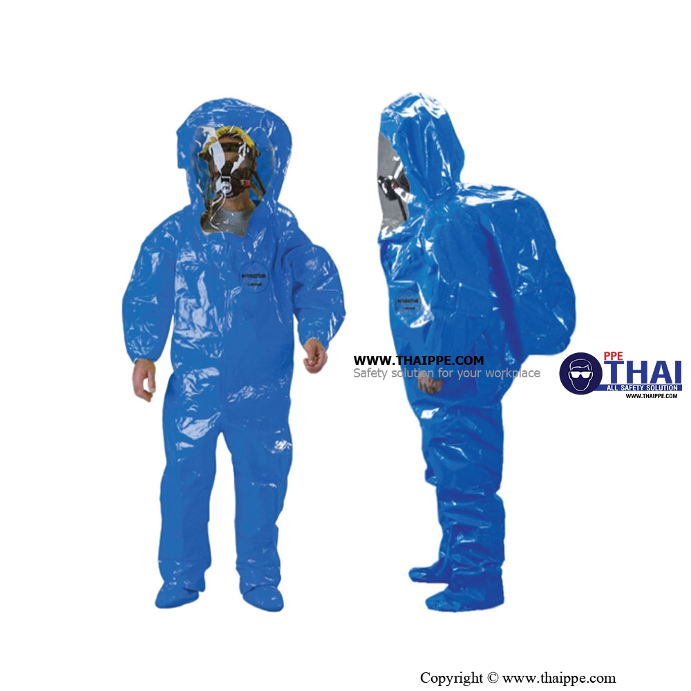 ICP450B#LAKELAND Interceptor Plus , Coveralls#Blue | THAIPPE All Safety ...