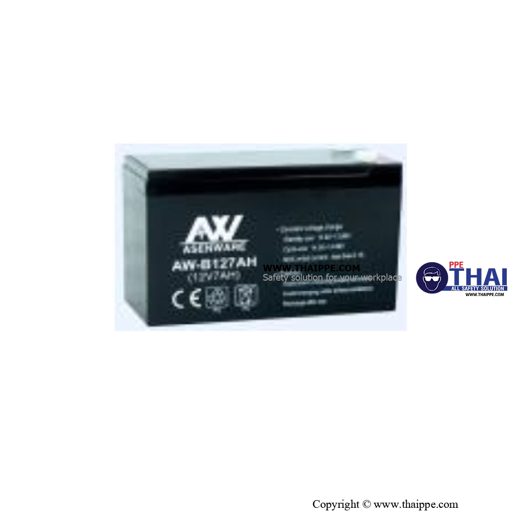 AW-B127AH Battery 12V7AH lead acid,for 1-8 loop FP200 panel | THAIPPE ...