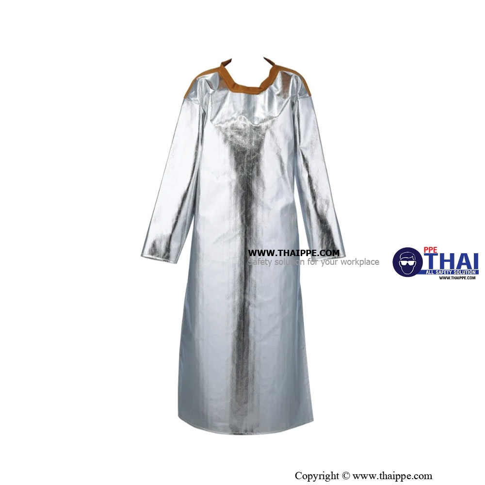 [B]AL6 ALUMINIZED APRON With SLEEVES หน้าอก : 27 นิ้ว ยาว 49 นิ้ว ...